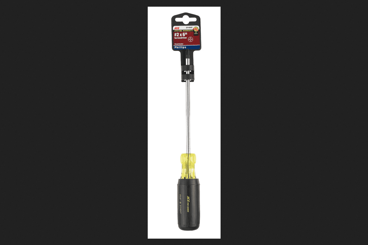 Ace No. 2 Phillips Screwdriver 6 in. L - Walmart.com