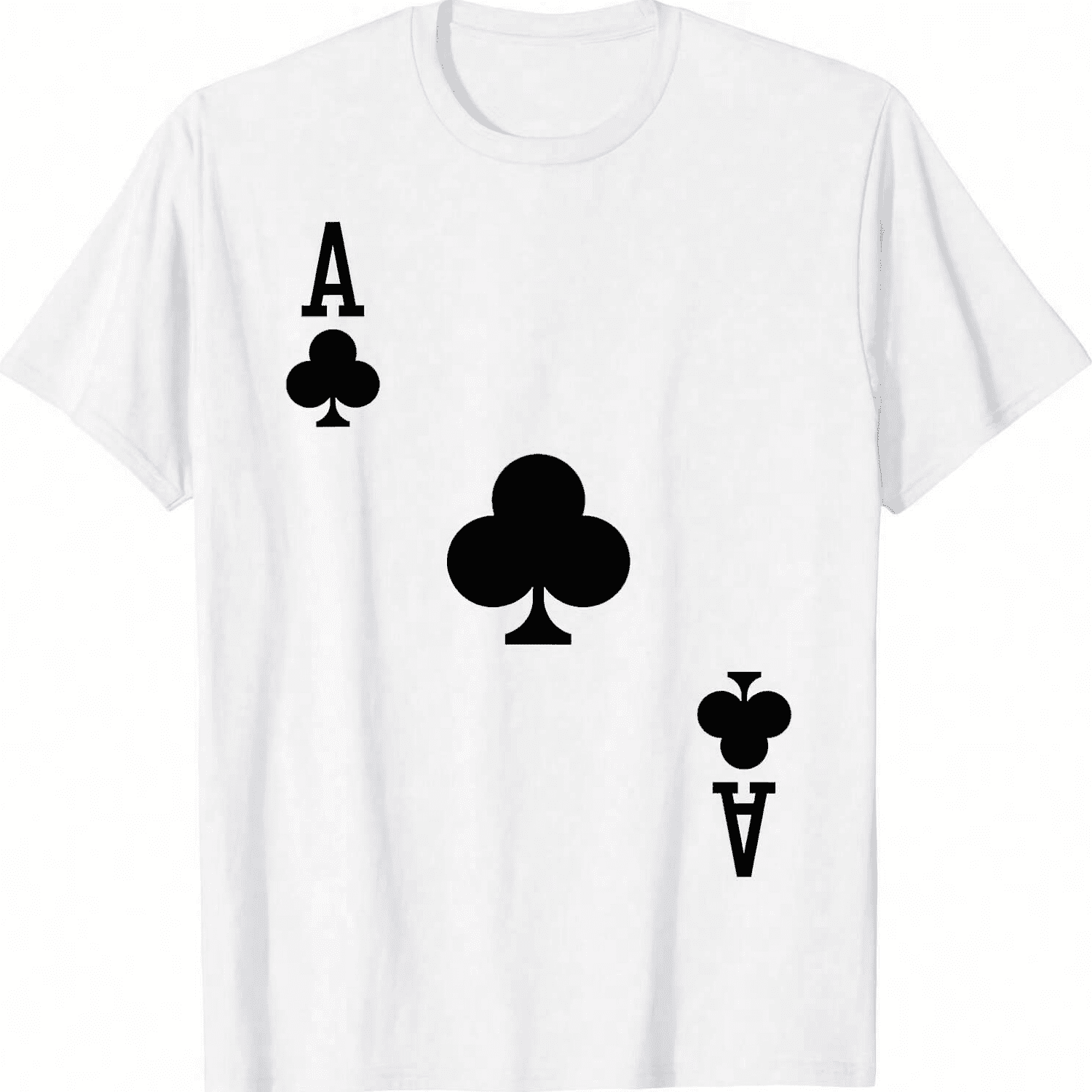 Ace Of Clubs Costume T-Shirt Halloween Deck Of C1AR1DS T-Shirt ...