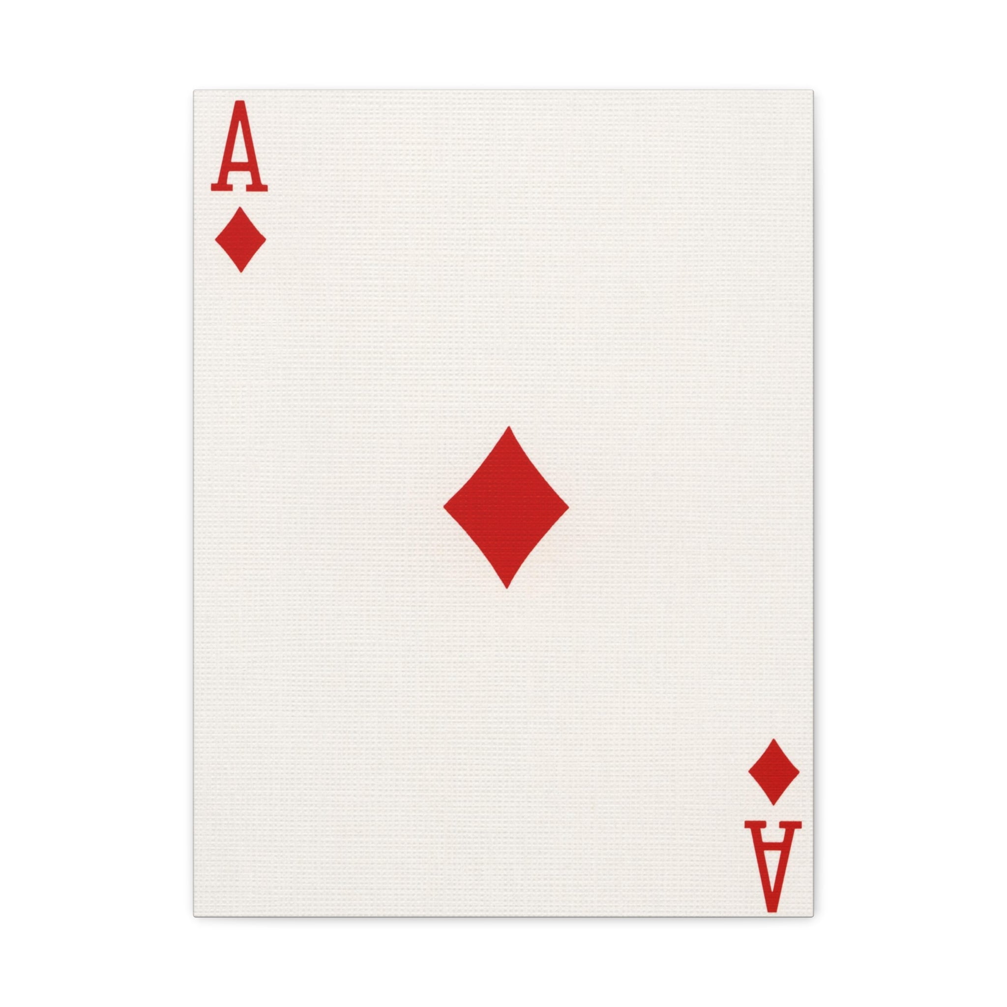 Ace Of Diamonds Playing Card Canvas Wall Art for Home Decor Ready-to ...