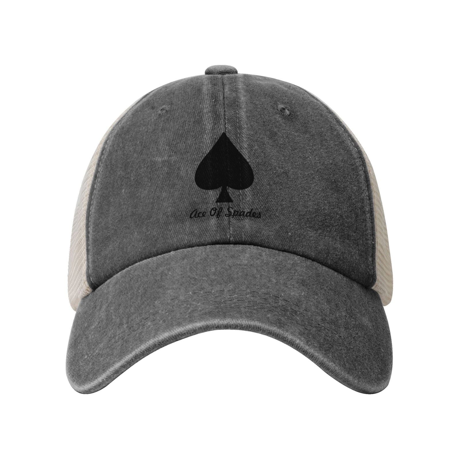 Ace Of Spades 1 Unisex Cowboy Mesh Baseball Cap Adjustable Vintage ...