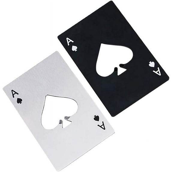 Ace Of Spades Bottle Opener Credit Card Size Pocker Cap Opener Portable ...
