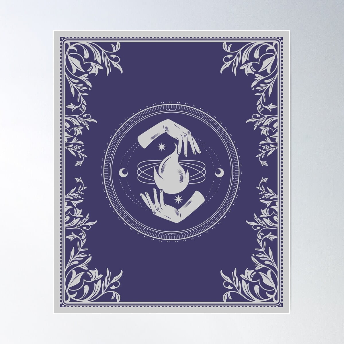 Ace Of Wands Tarot Card Poster Wall Art, Modern Wall Decor For Living ...