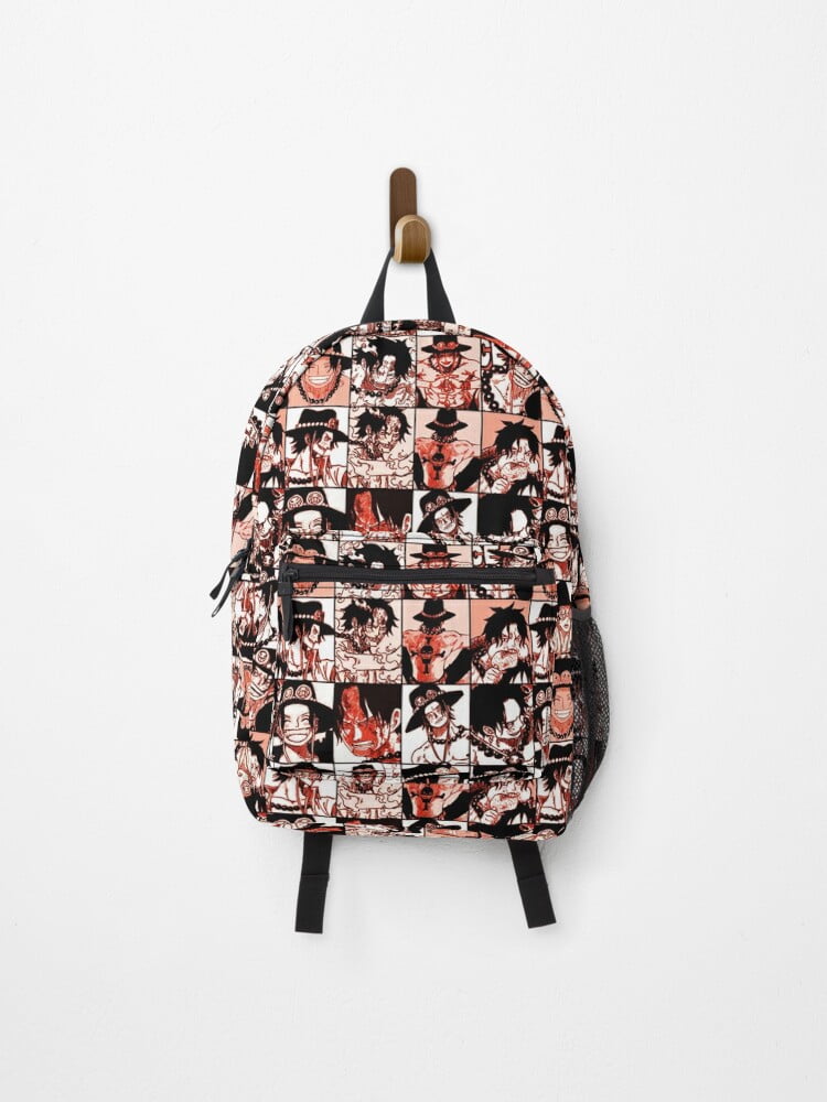 Ace - One Piece Manga Panel collage Backpack - Walmart.com