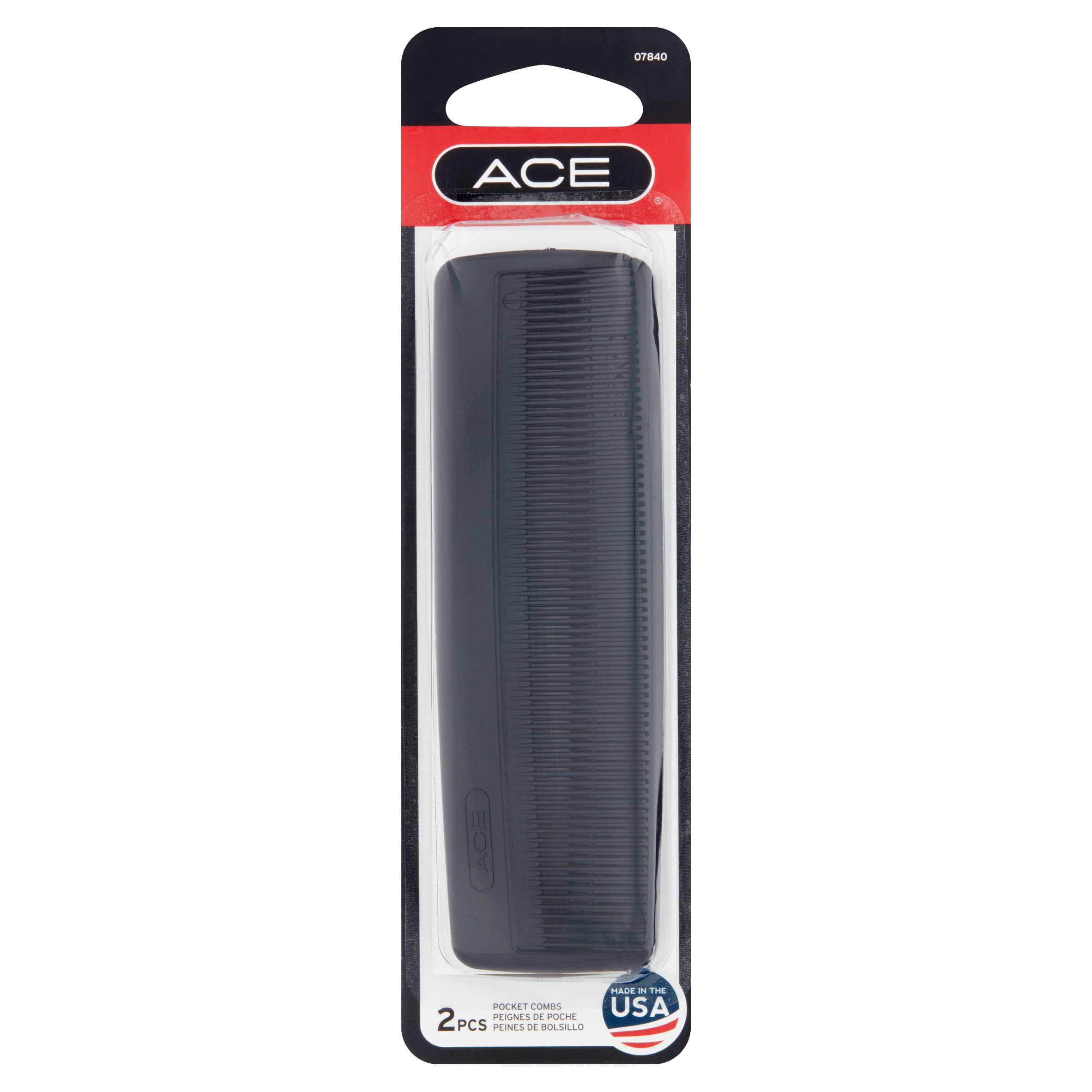 Ace Pocket Combs, 2 count - Walmart.com