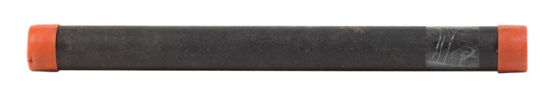 B&K Mueller Black Steel Pre-Cut Pipe, 1-1/4 in. Dia. x 18 in. L ...
