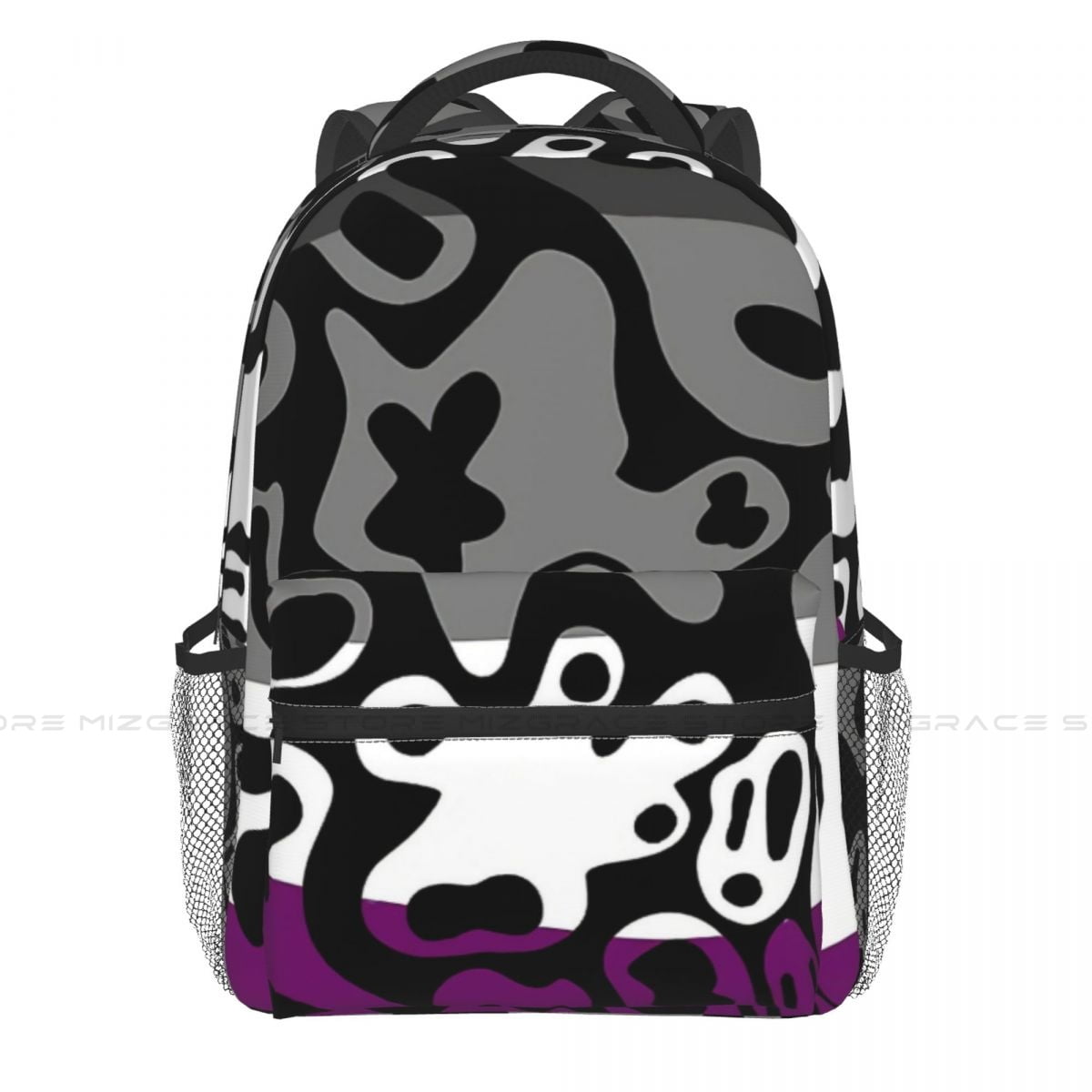 Ace Pride Bubble Students Bags Hip Hop Fashion Teens Books Backpack Soft Rucksack Unisex ...