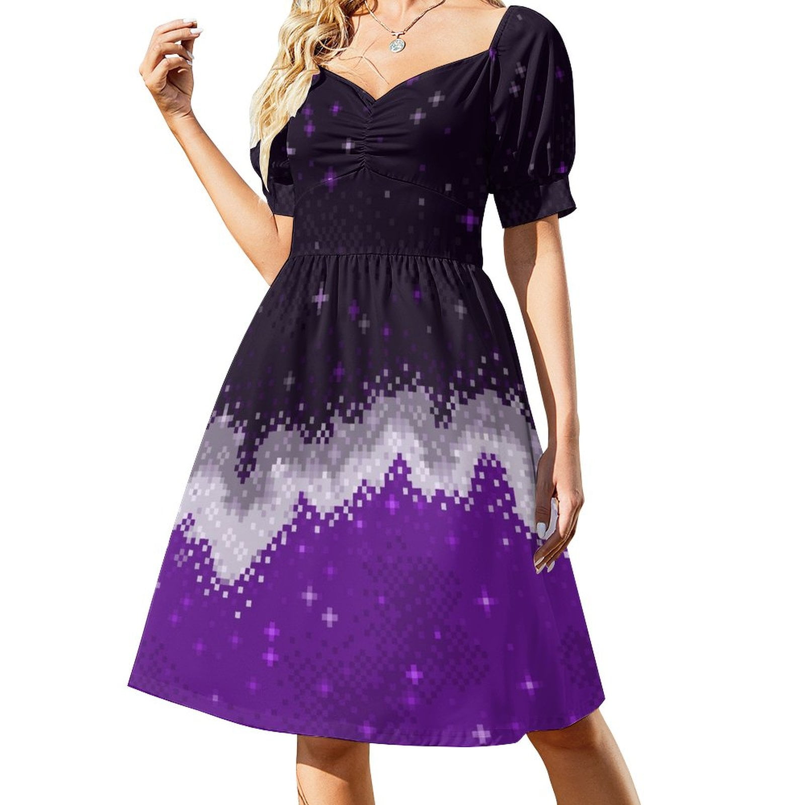 Ace Pride Flag Galaxy Sleeveless Dress Dance dresses womens dress ...