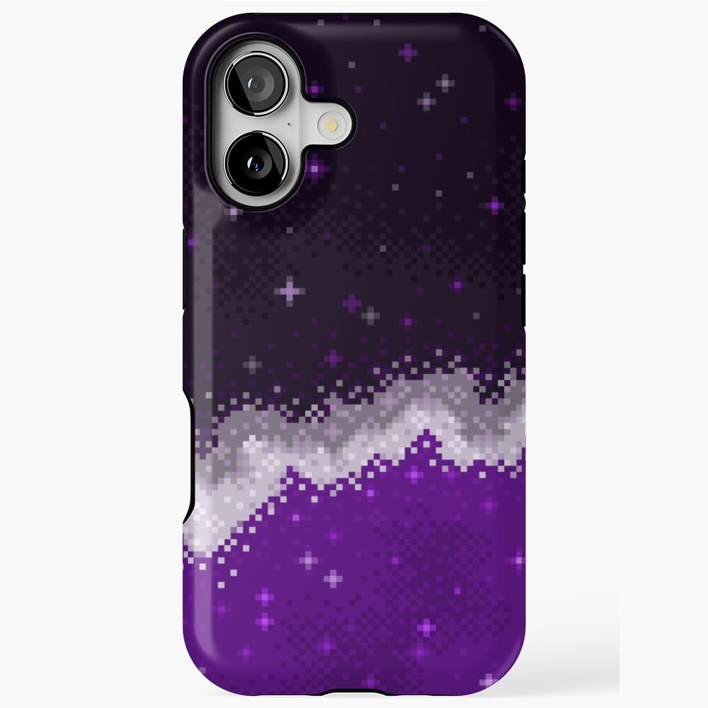 Ace Pride Flag Galaxy Starry Sky Compatible Phone Case for iPhone 11-17 ...