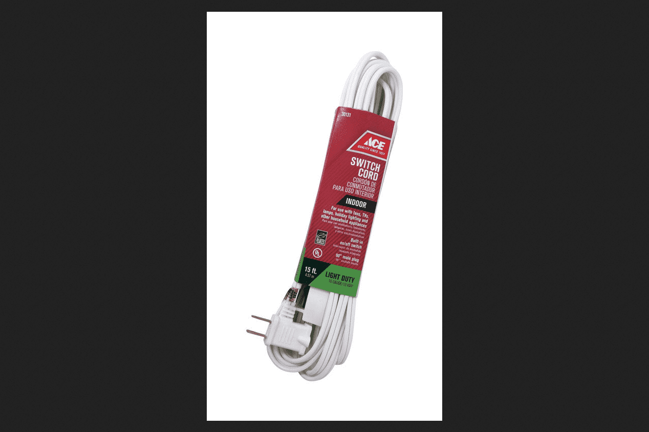 Ace Remote Switch Extension Cord 1PC-002-015FWH - Walmart.com