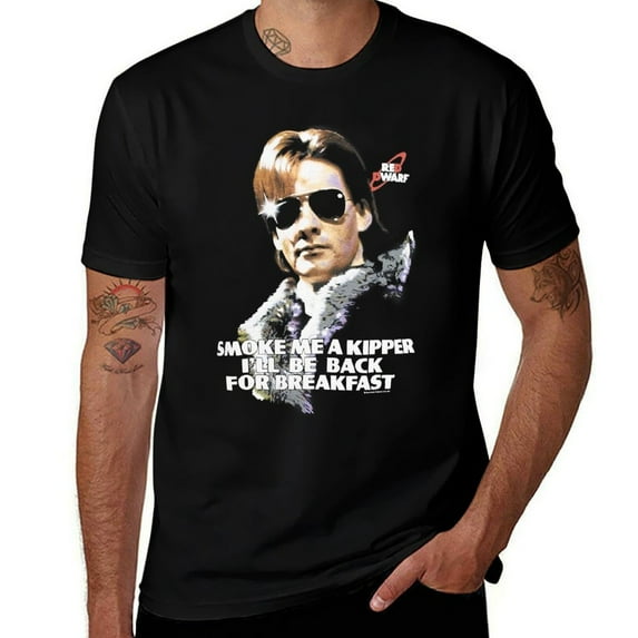 Ace Rimmer 'Smoke Me A Kipper' T Shirt Funny Tee Graphic Mens Shirt ...