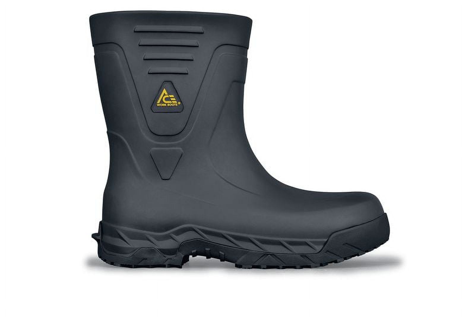 Ace Rubber Boot,Men's,12,Mid-Calf,Black,PR 885999105178 - Walmart.com