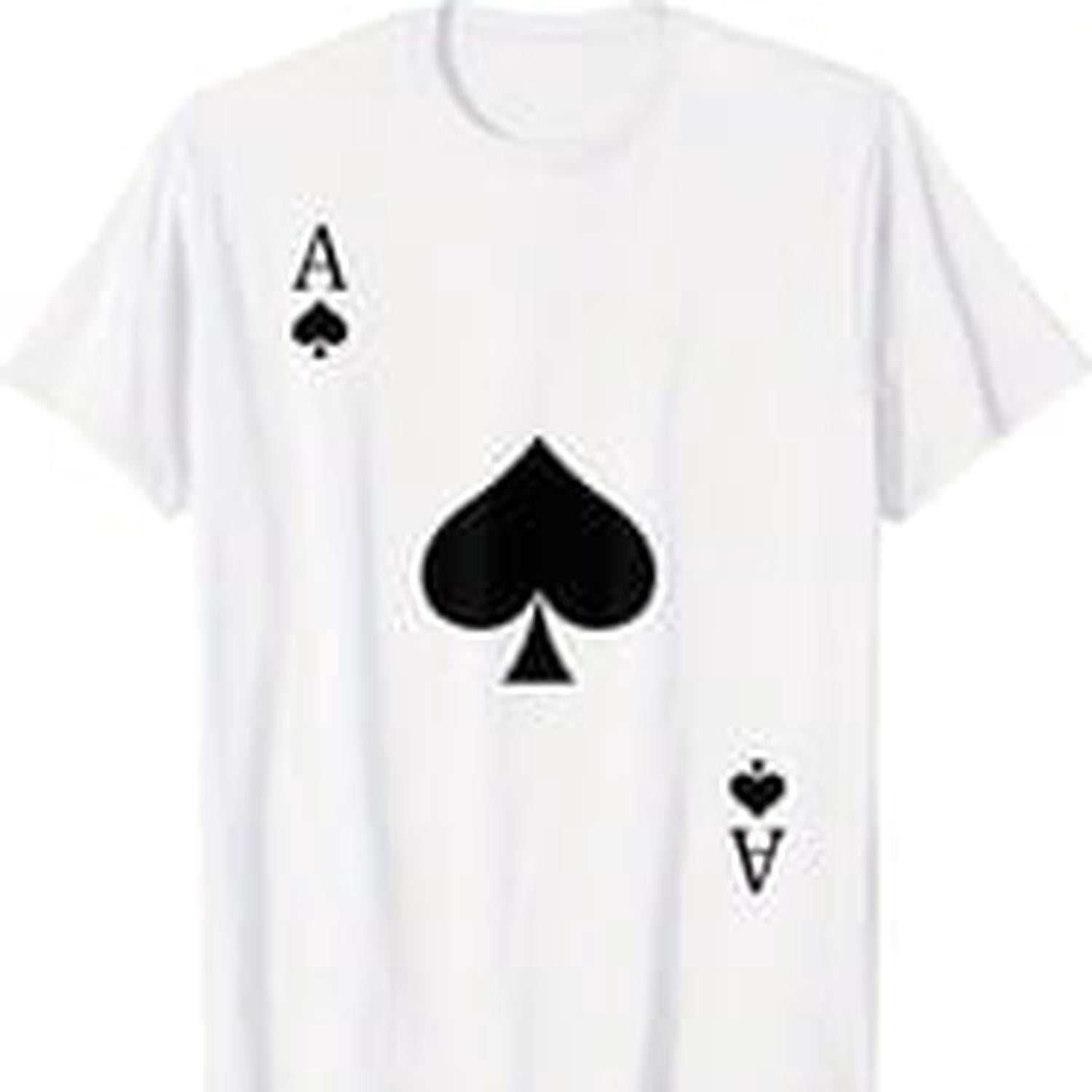 Ace Spades Costume Deck of C1AR1DS Playing C1Ard Halloween T-SHirt ...
