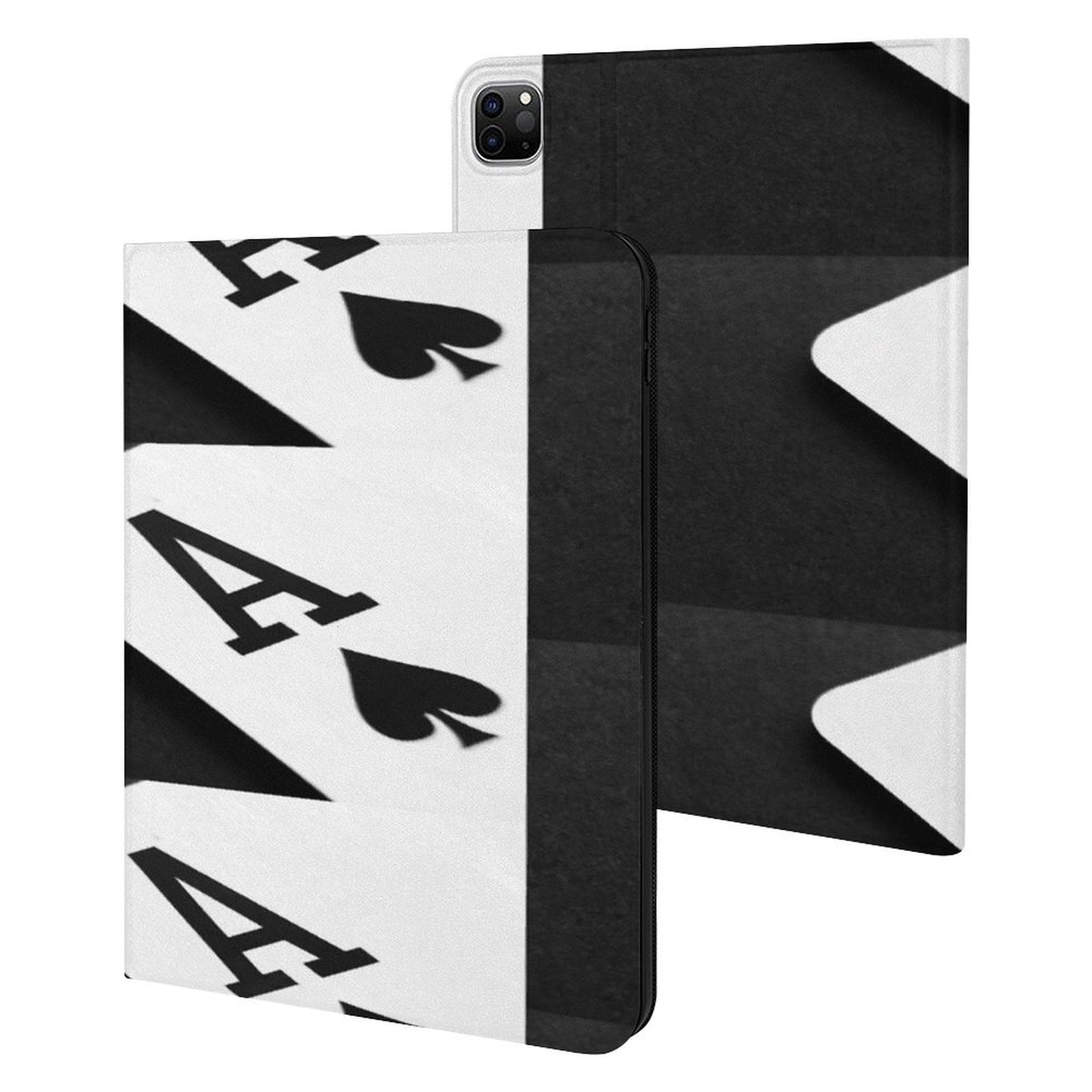 Ace of Spades Monochrome Playing Card Cover for iPad Air(9.7/10.5/10 ...