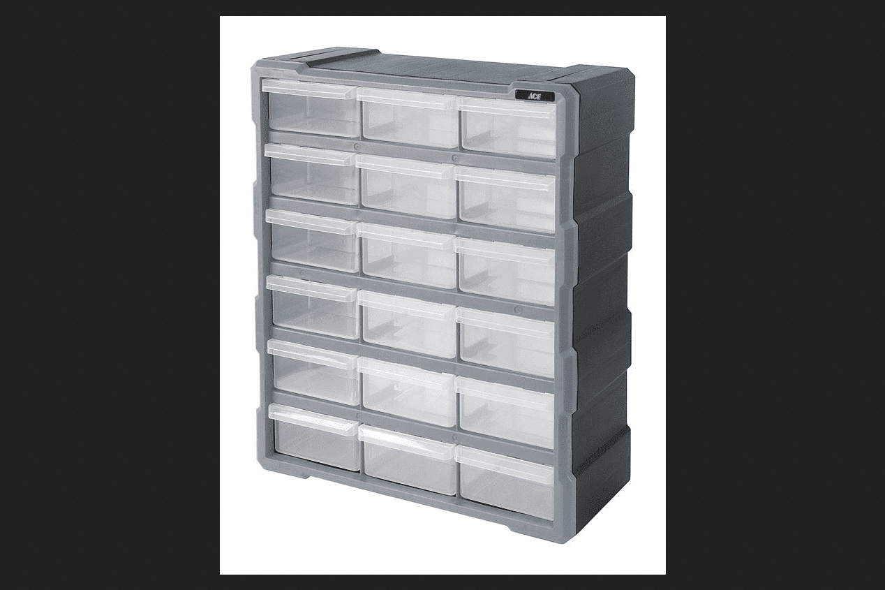 Ace Storage Organizer 19 in. H x 15 in. W x 6-1/4 in. L Gray - Walmart.com