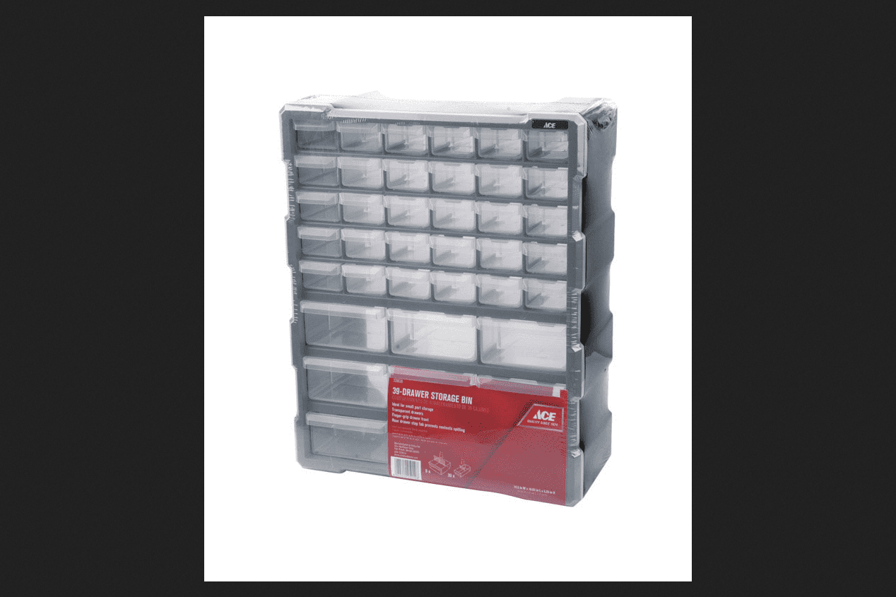 Ace Storage Organizer 19 in. H x 15 in. W x 6-1/4 in. L Gray - Walmart.com