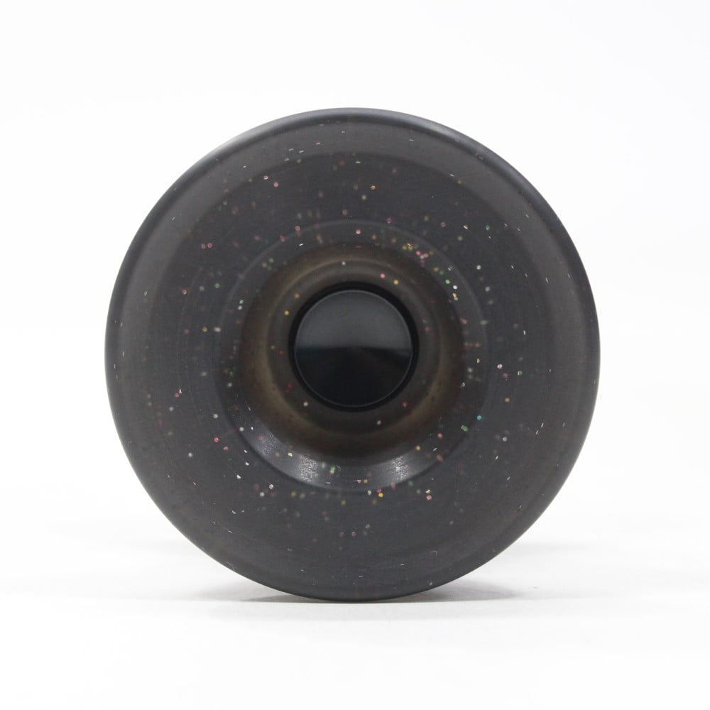 Ace Yo Pure 2 Yo-Yo - Machined Polycarbonate YoYo (Glitter Black with ...