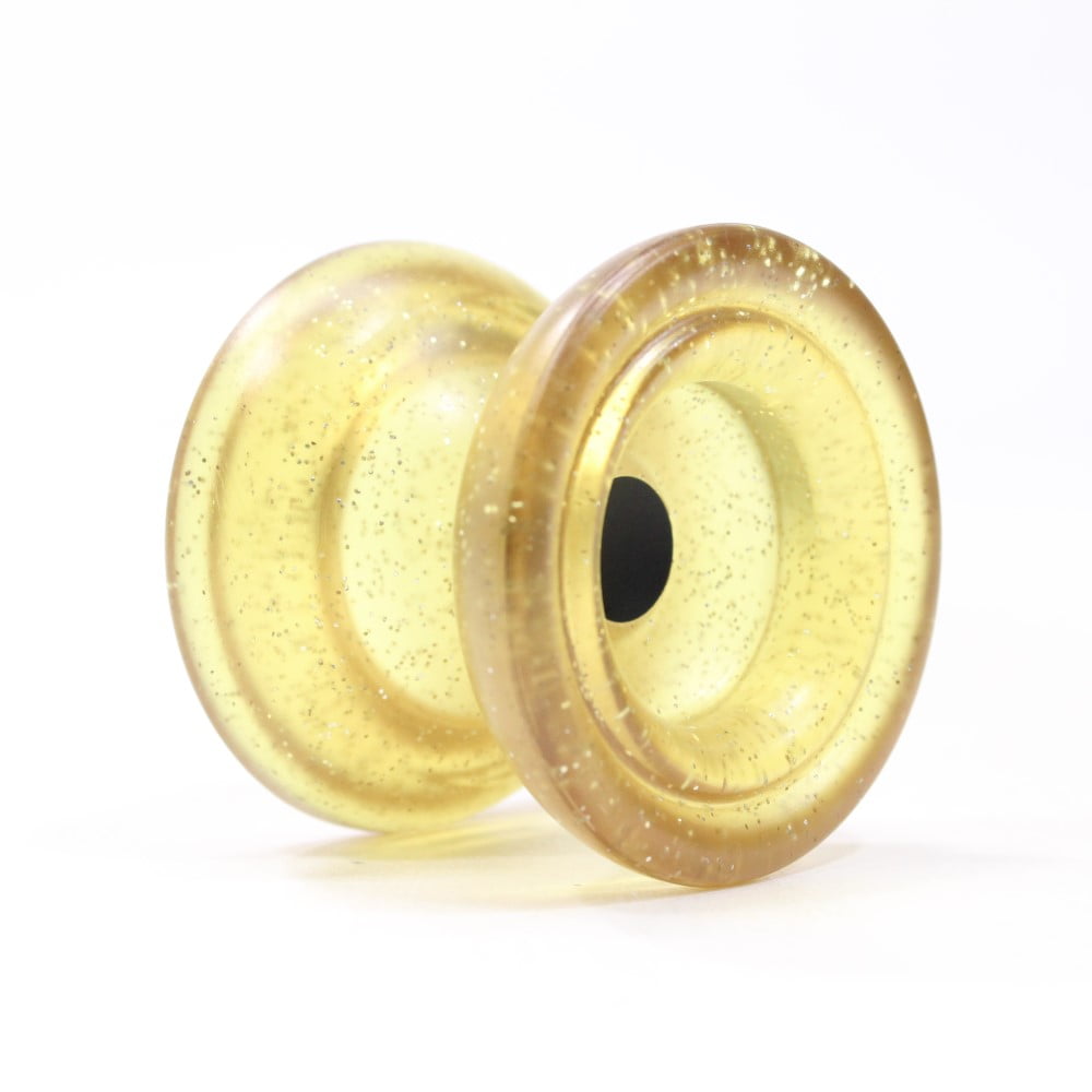 Ace Yo Pure Injection Molded Yo-Yo - Polycarbonate YoYo (Glitter Gold ...