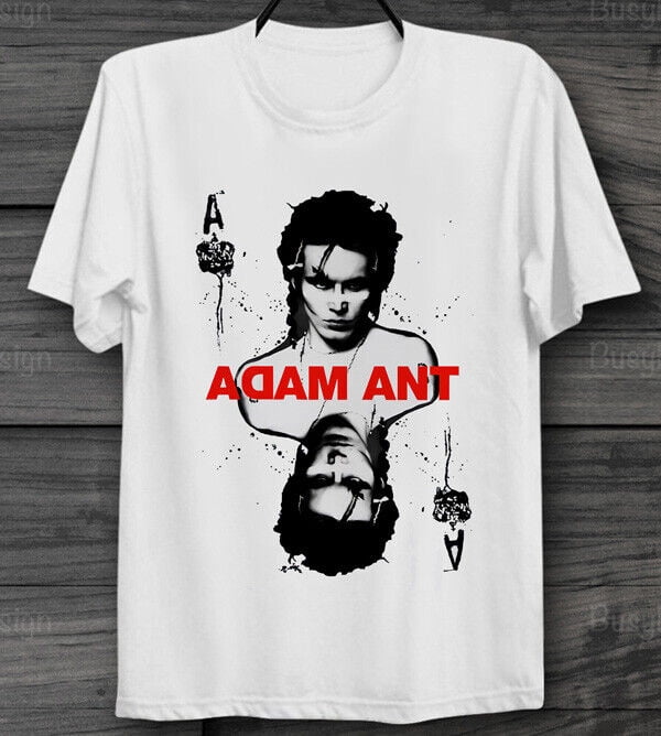 Ace of Ants Adam Ants Playing Cards T Shirt Poster Men's Ladies ...