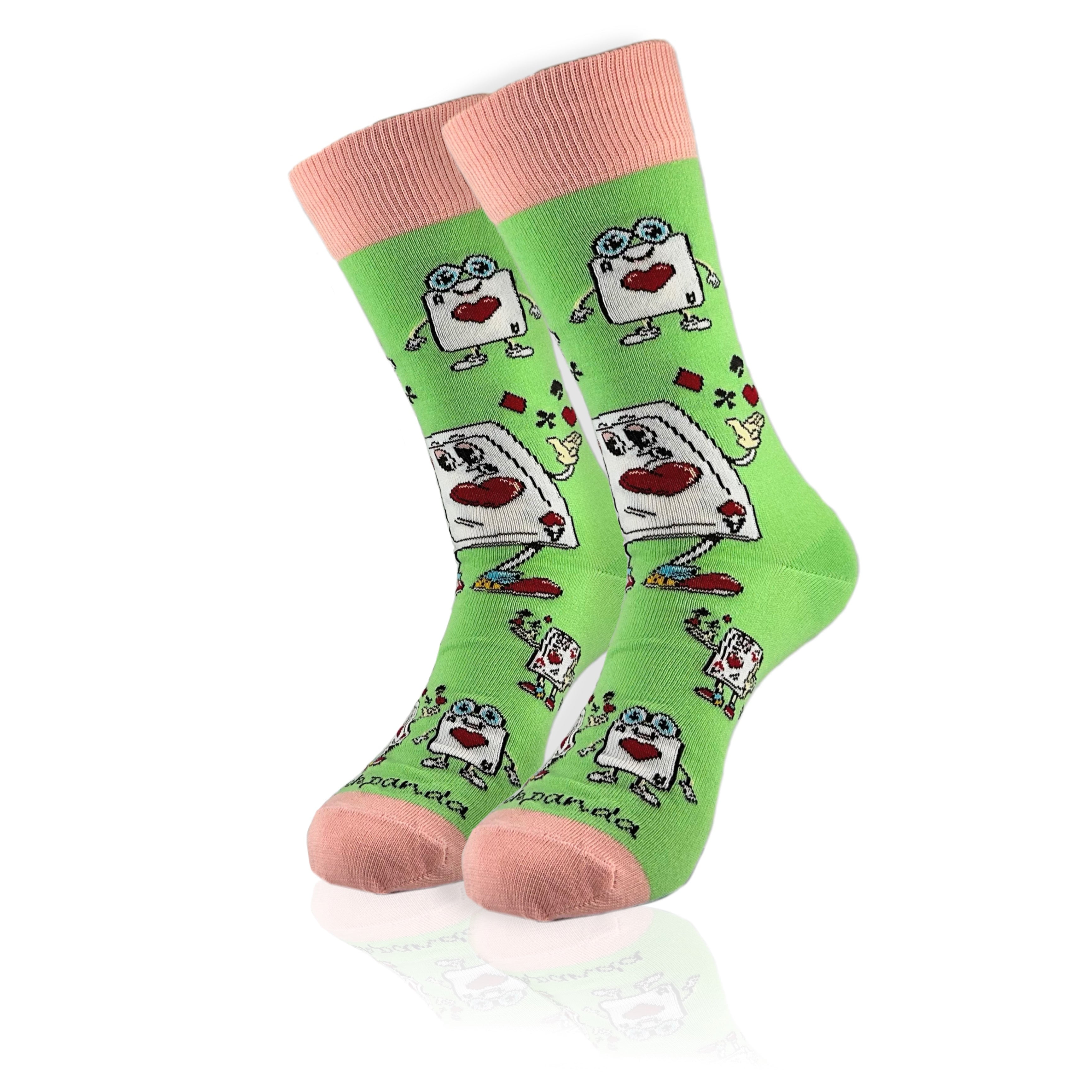 Ace of Hearts Playing Cards Socks from the Sock Panda (Adult Medium ...
