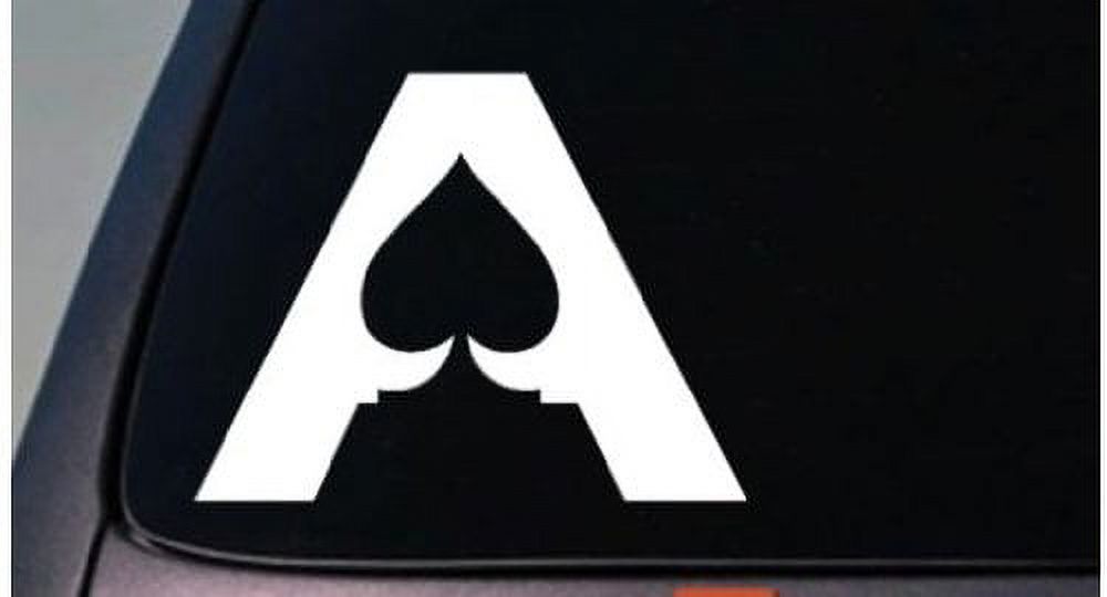 Ace of SPADES biker TRUCK WINDOW decal / sticker 6" *C153* - Walmart.com