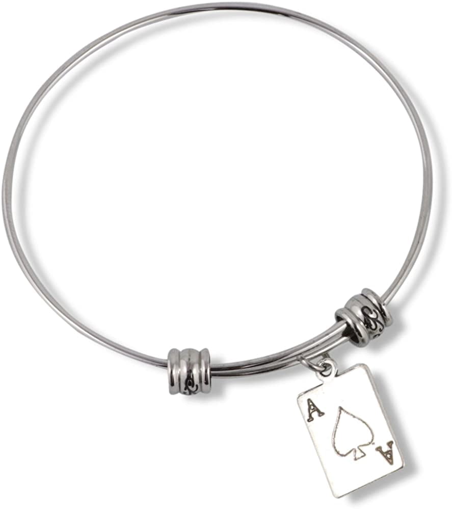 Ace of Spades Bracelet | Bangle Gift for Kids Women Men Girls and Boys ...