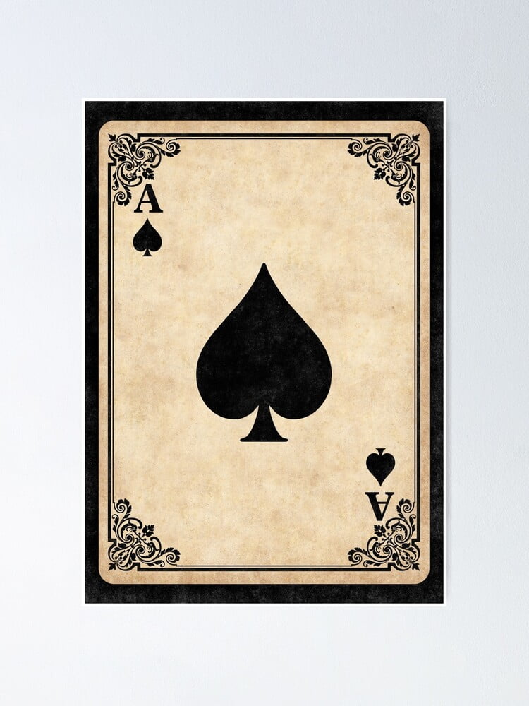 Ace of Spades Fashion Art Decor Frame - Walmart.com