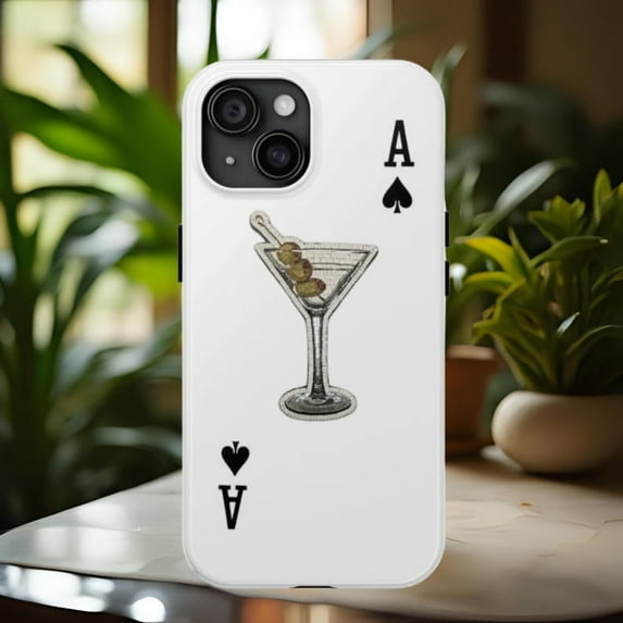 Ace of Spades Martini Cocktail, Stylish Card Game and Drink P037 Phone ...