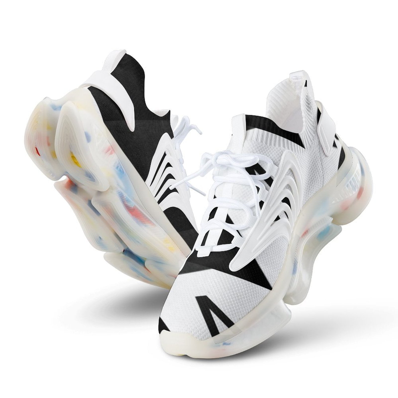 Ace of Spades Monochrome Playing Card Walking Shoes for Men Woman ...
