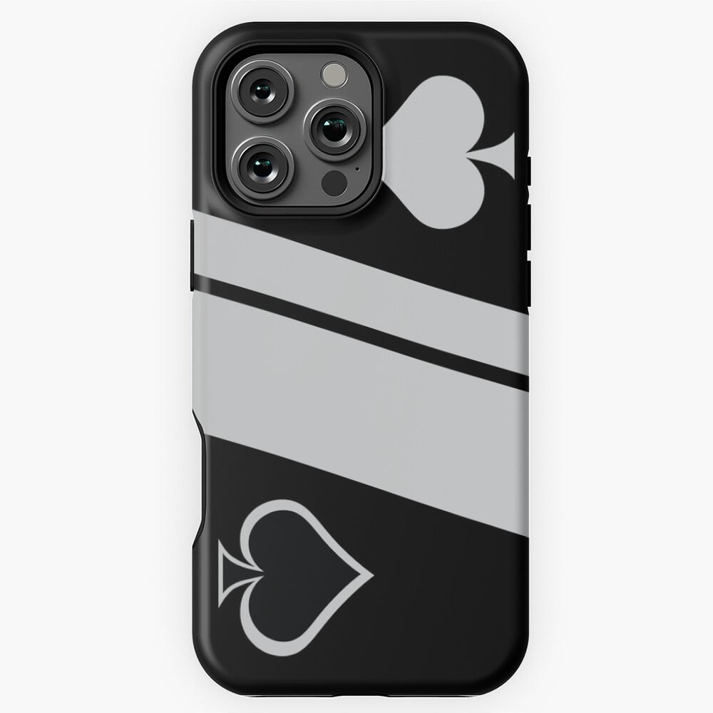 Ace of Spades Retro Gaming Art iPhone Case 17 16 15 14 13 12 11 Pro Max ...