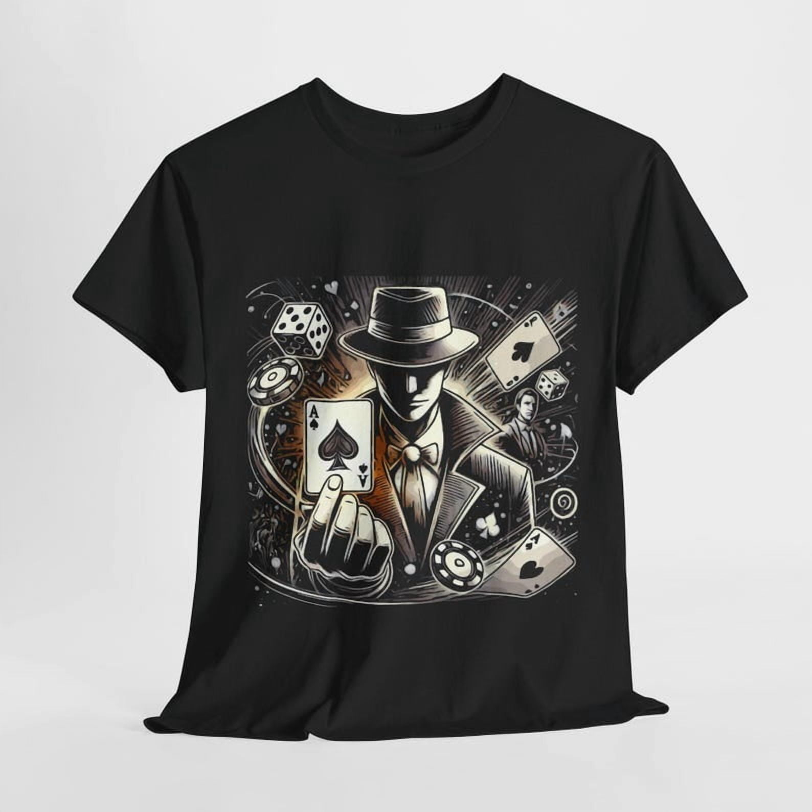 Ace of Spades Unisex Tee - Edgy Playing Card Graphic Shirt, Poker Lover ...