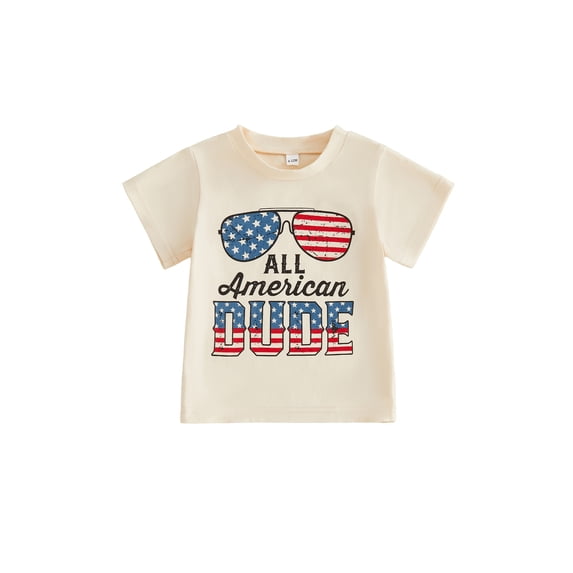 AceBaby Toddler Baby Boy Patriotic T Shirts Fashionable 4th of July ...