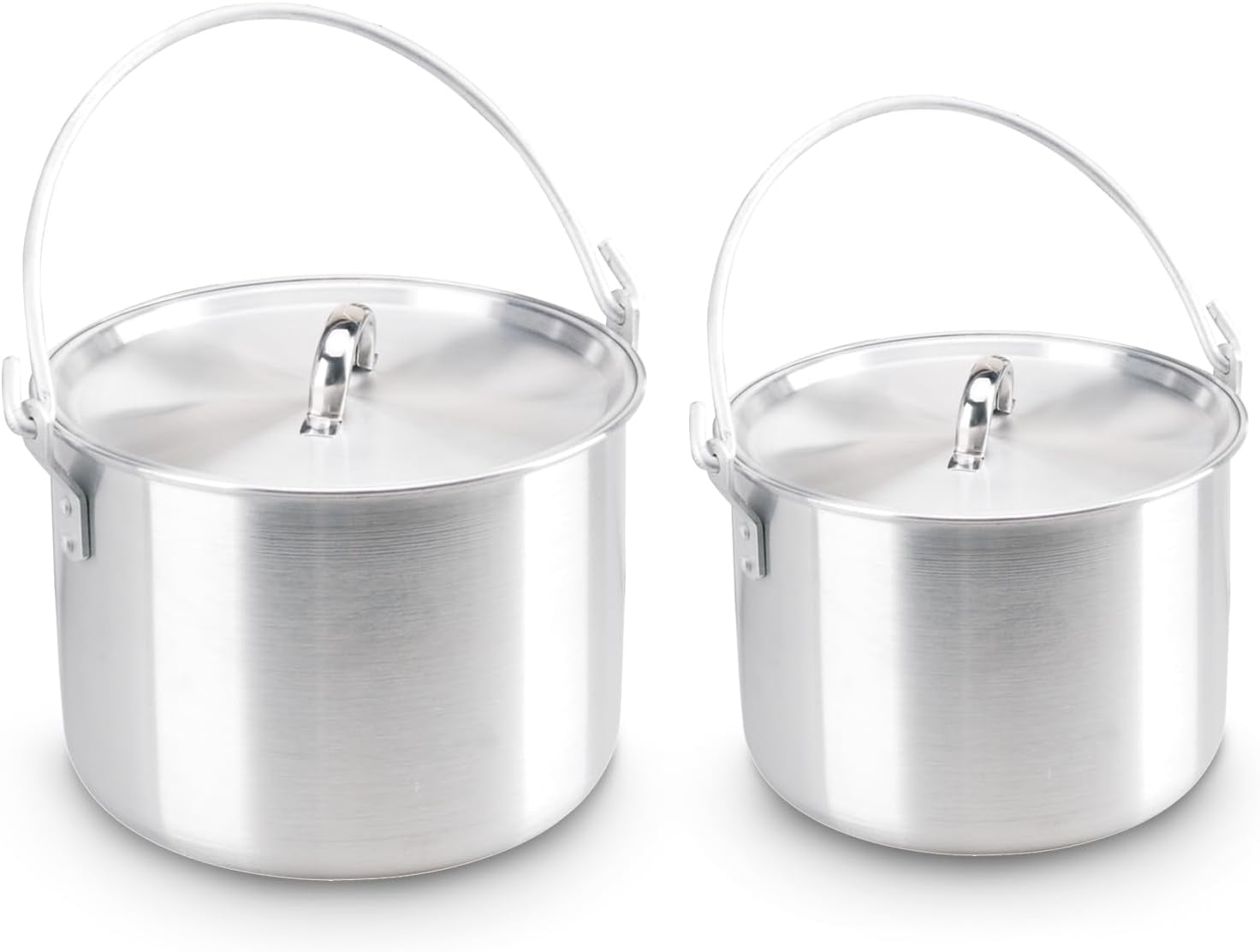 AceCamp® Camping Pot for Gas Stoves Made of Aluminium with Handle and ...