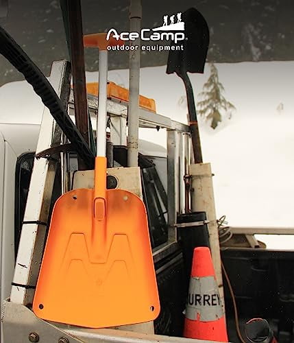 AceCamp Lightweight Collapsible Snow Shovel, Portable Adjustable ...