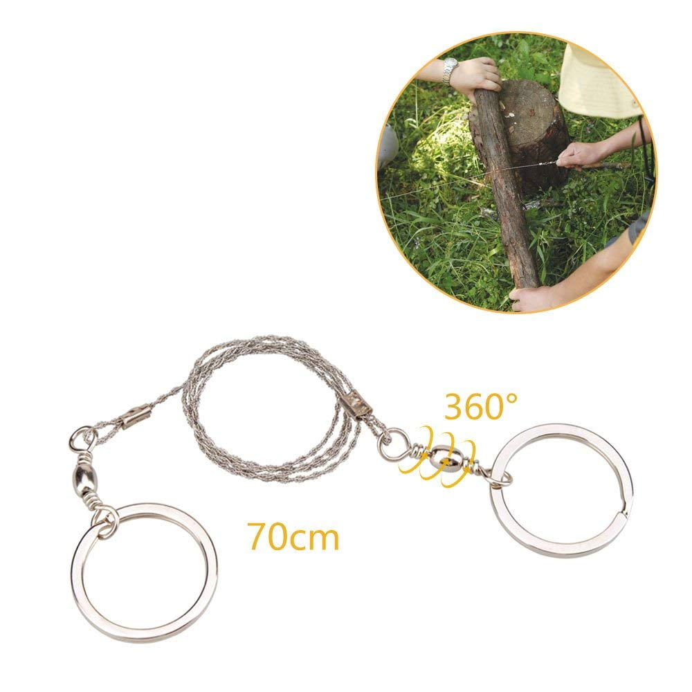 AceCamp Stainless Steel Pocket Wire Saw, Compact Survival Hand Saw Tool ...