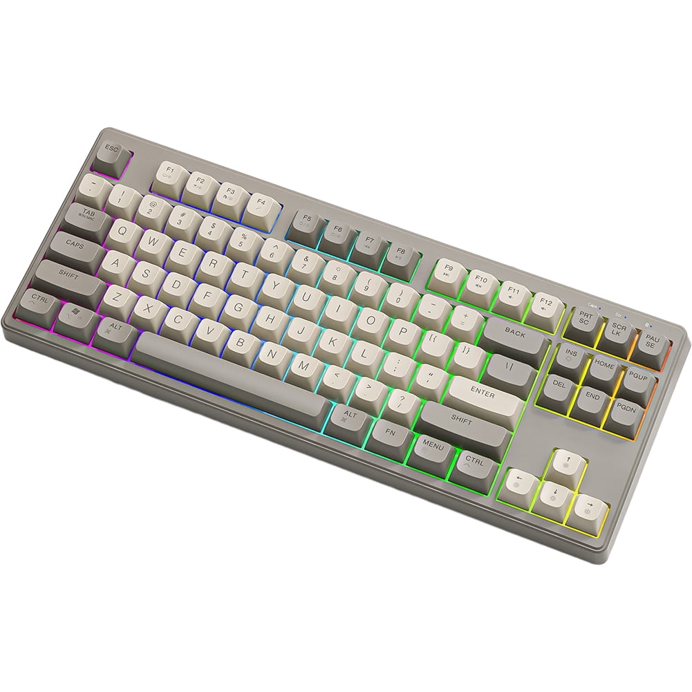 AceMonster M87 Wireless Bluetooth Dual Mode Keyboard, Portable ...