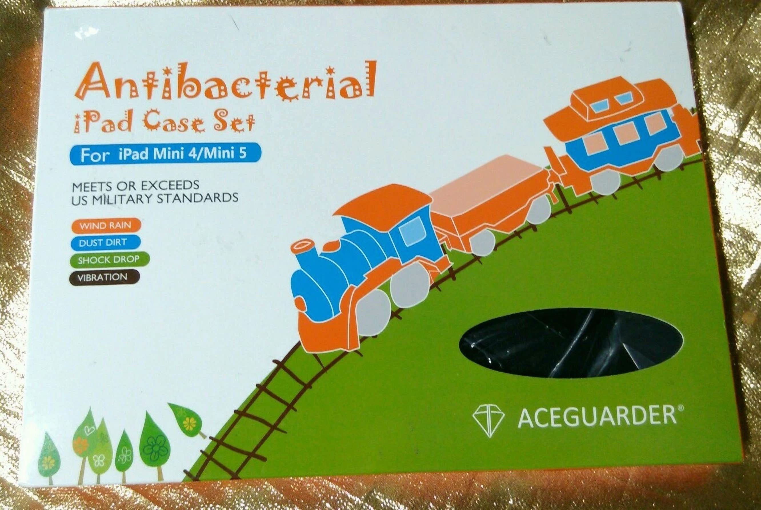 Aceguarder Antibacterial Ipad Case Set For Ipad Mini 4 & 5 Military ...