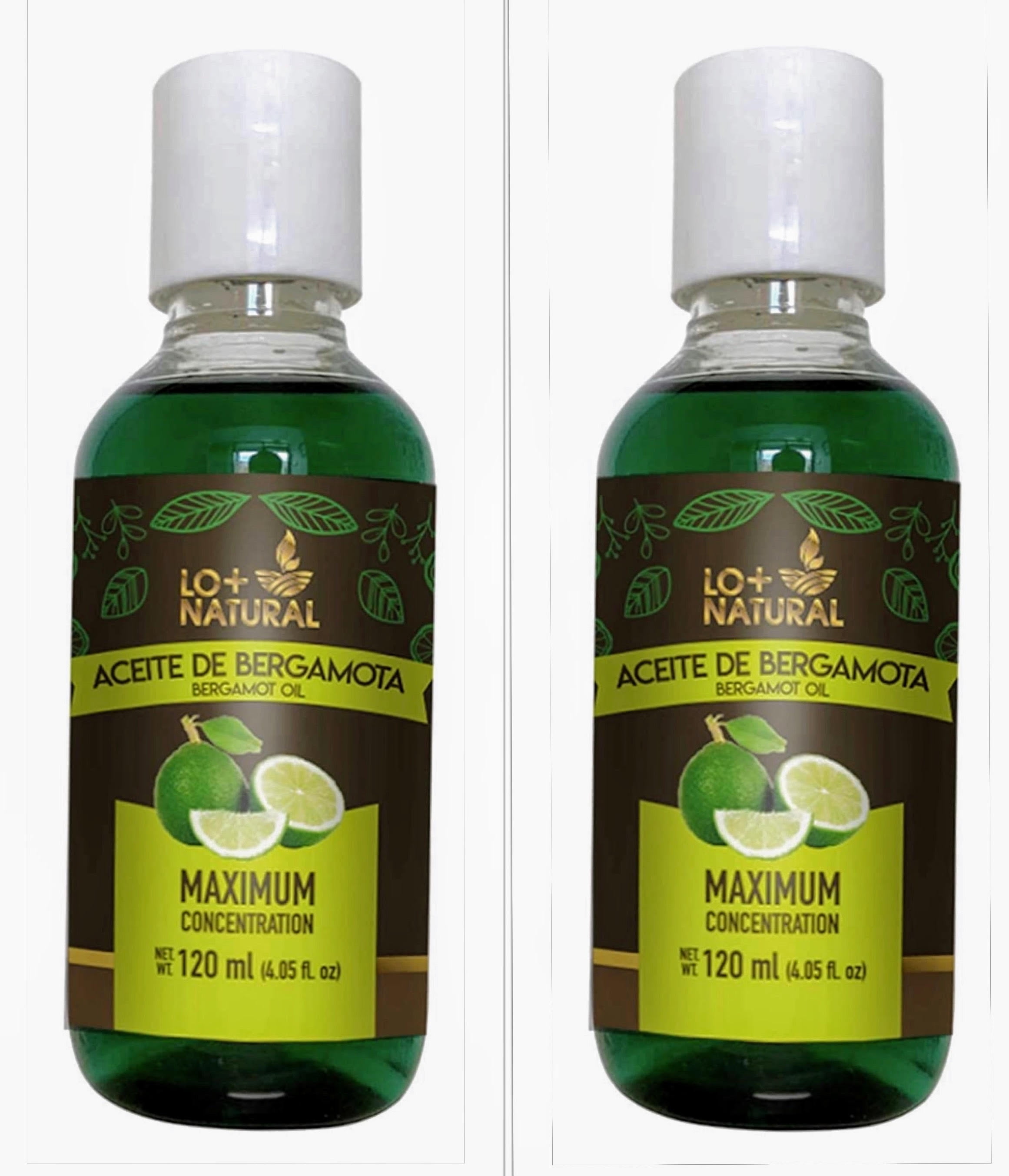 Aceite de Bergamota 100% Natural Bergamot Oil 120ml, Promotes Hair and ...