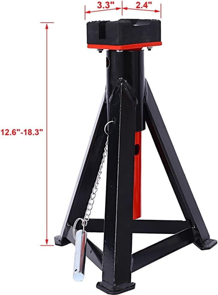 Acekid 2 PCS 3 Ton Jack Stand for Garages Low Profile Lifting Stand ...