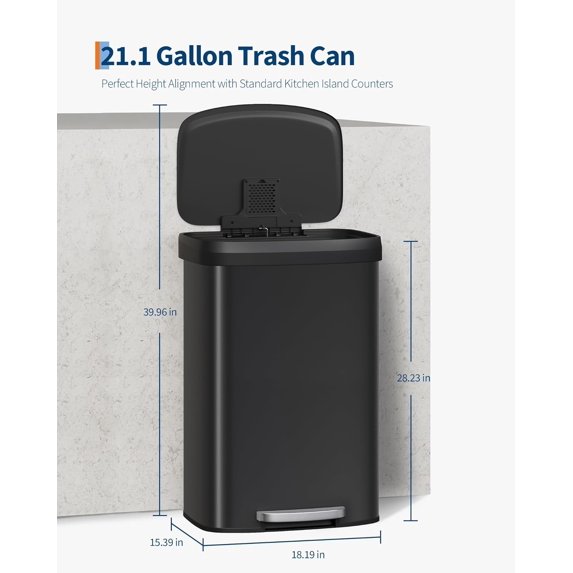 21 Gal Trash Can