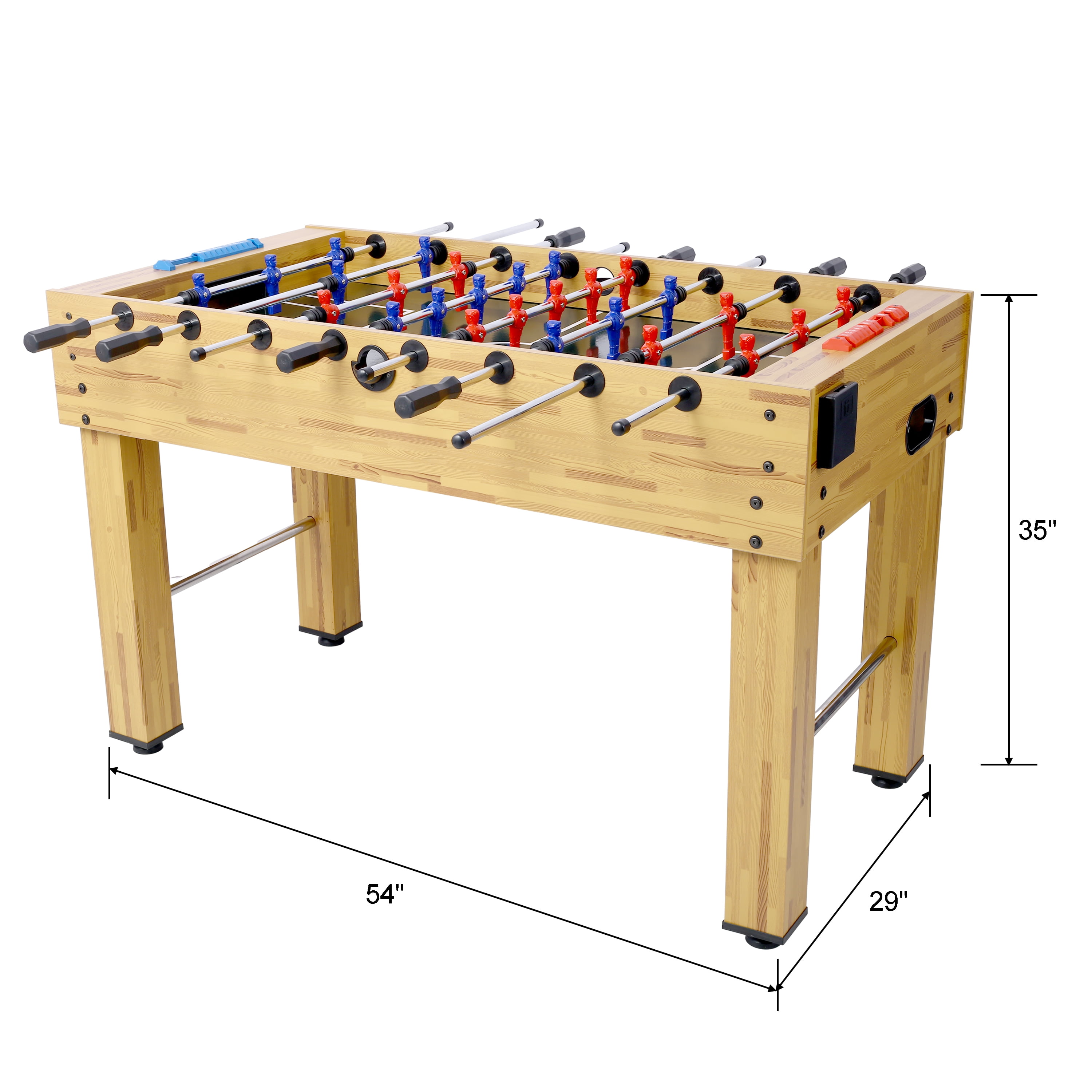 Acekid 54in Soccer Table with 4 Balls 1 Cup Holder 2 Counters Arcade ...