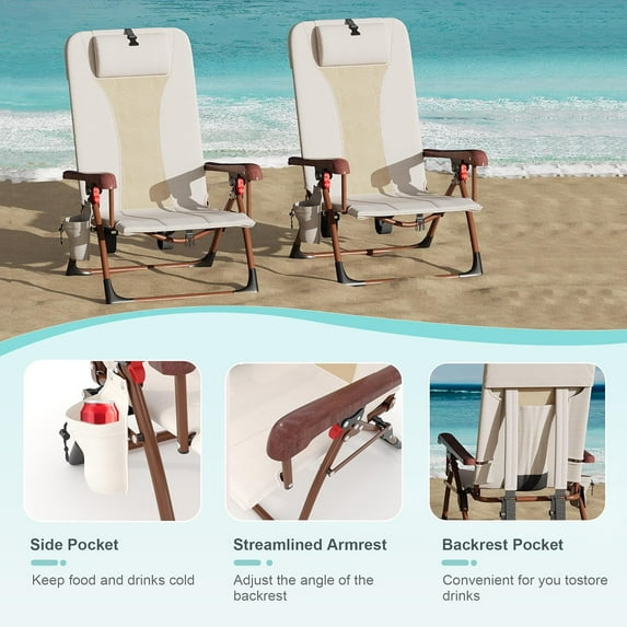 Acekid Bar Stools Set of 4 24.6" Upholstered Counter Height Bar Stools ...