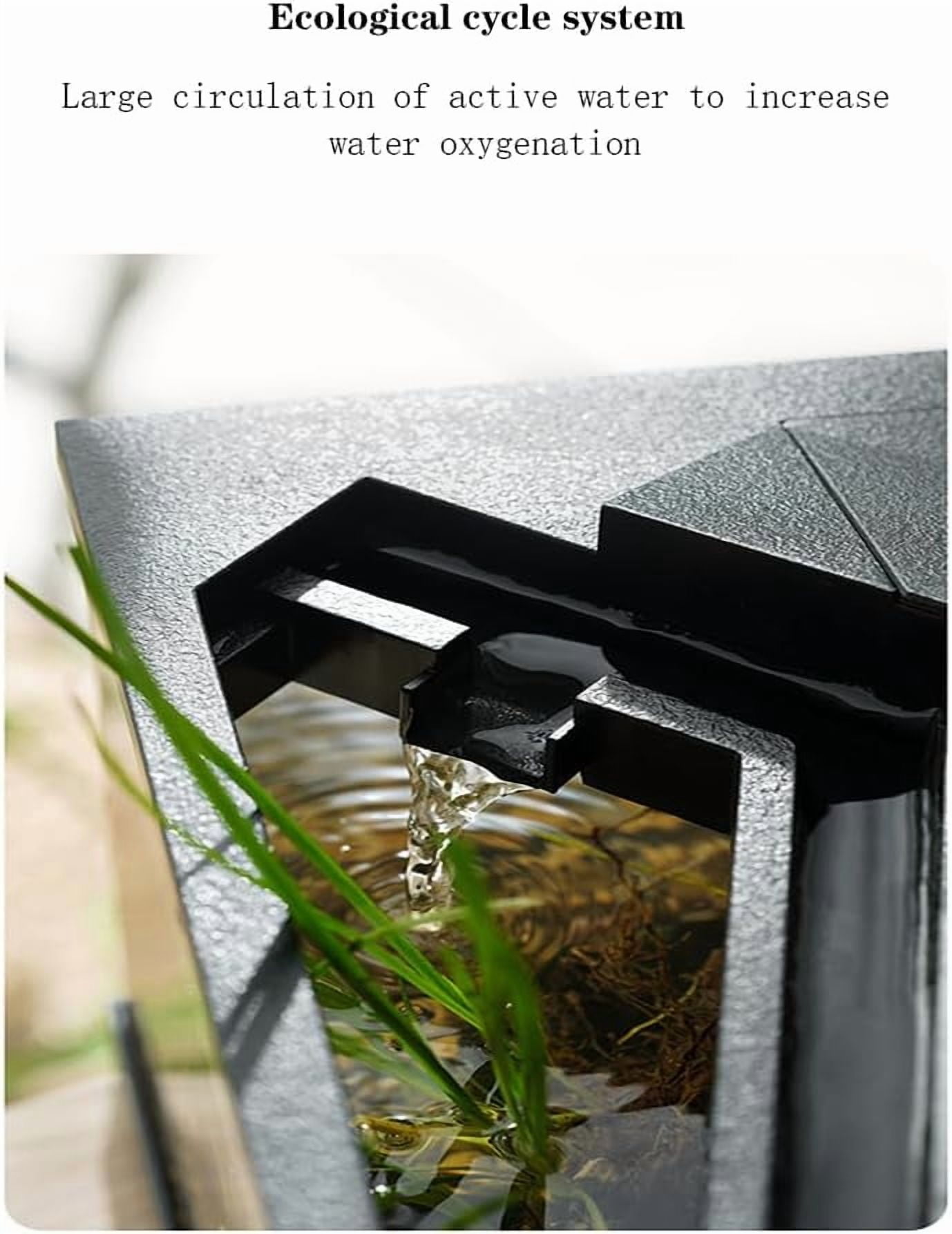Acekid High Transparency Acrylic Fish Tank - Rectangular Desktop ...