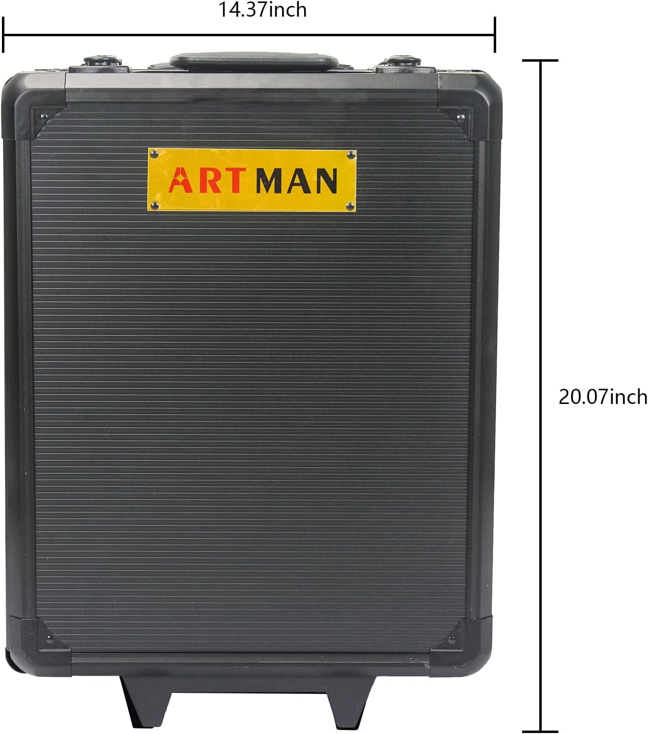 Acekid Portable Tool Box with 4 Layers Drawers and Wheels, Aluminum ...