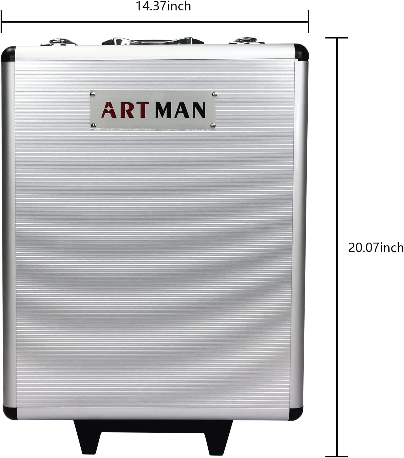 Acekid Portable Tool Box with 4 Layers Drawers and Wheels, Aluminum ...