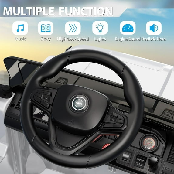 Acekid Ride On Truck Car 12V Battery Powered Electric Vehicle Toy ...