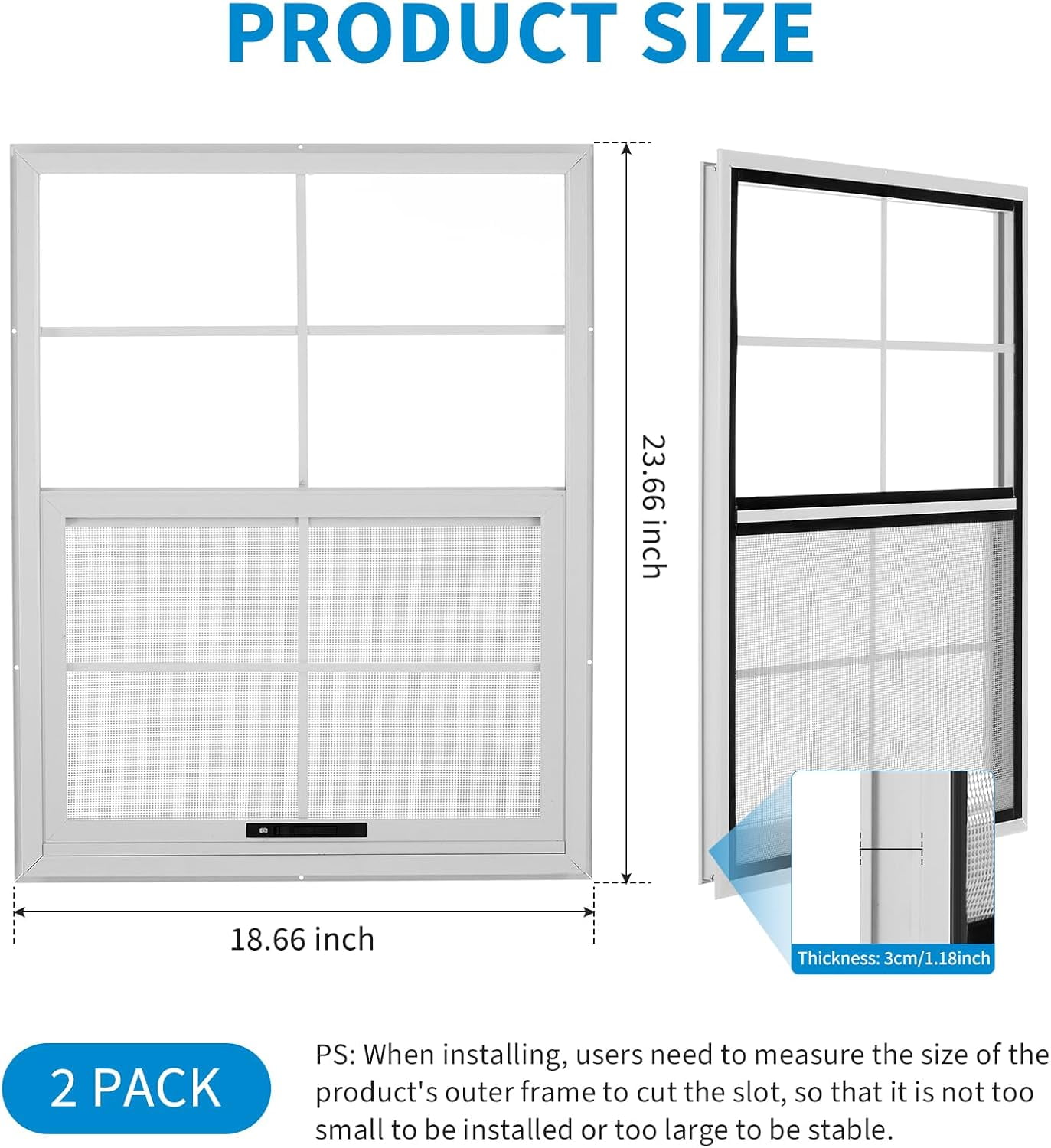 Acekid Sliding Shed Windows Aluminum Frame With Acrylic Panels And Mesh ...