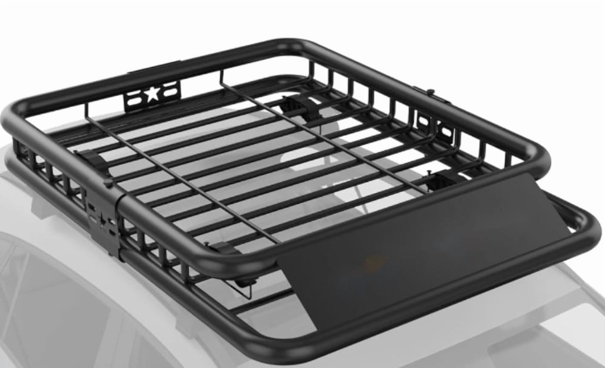 Acekid Universal Roof Rack Basket 64" x 50" x 6", Heavy Duty Rooftop ...