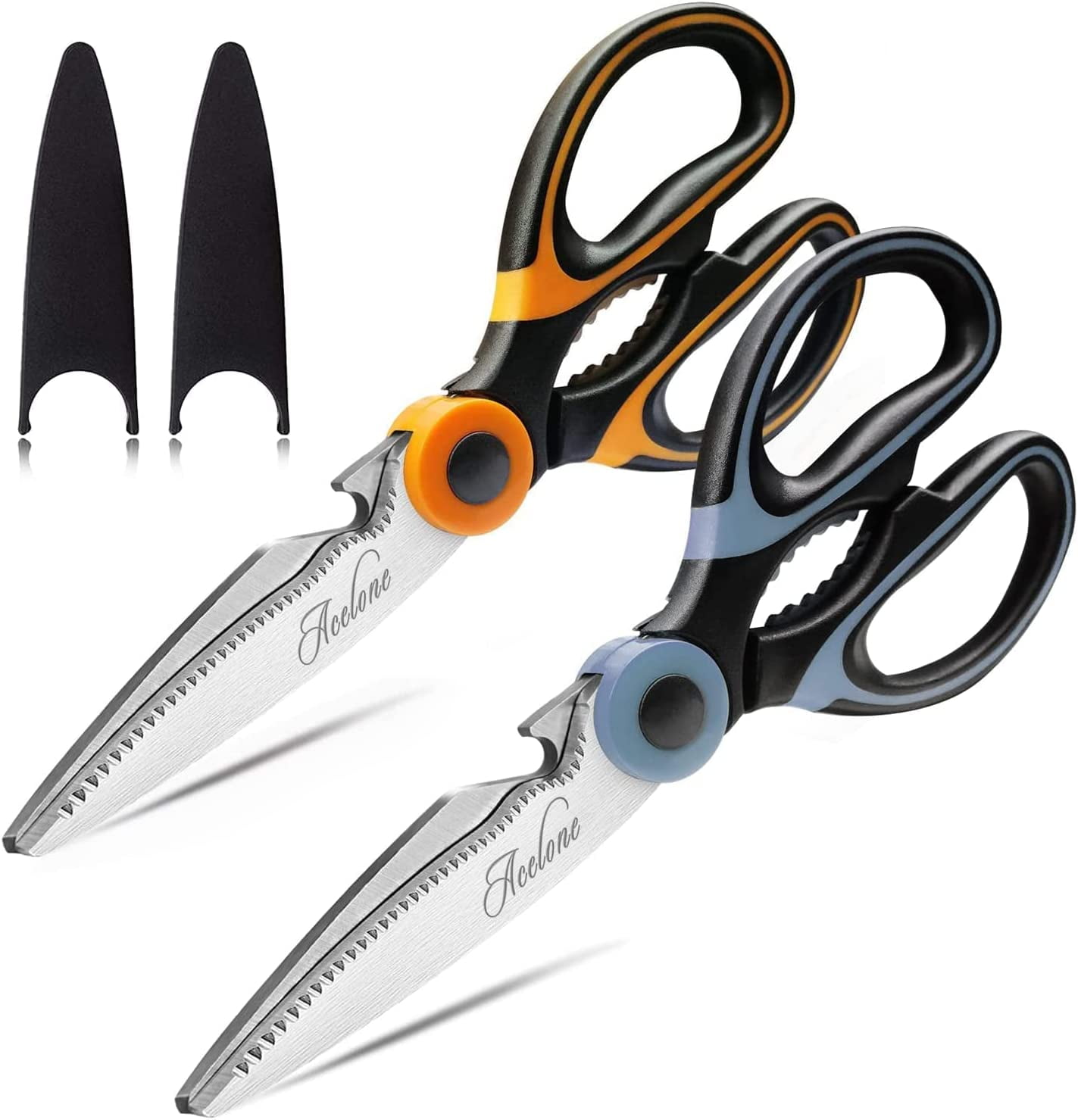 Acelone Kitchen Shears,Kitchen Scissors Heavy Duty Meat Scissors ...