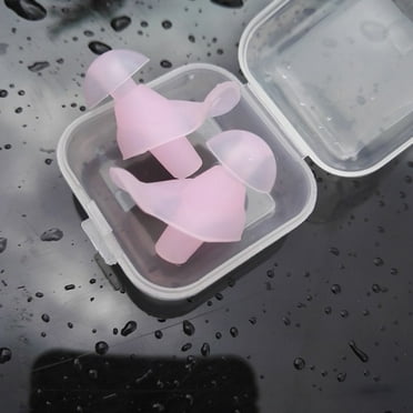 Swimming Ear Plug and Nose Clip, Silicone Ear, Waterproof Ear Nose ...