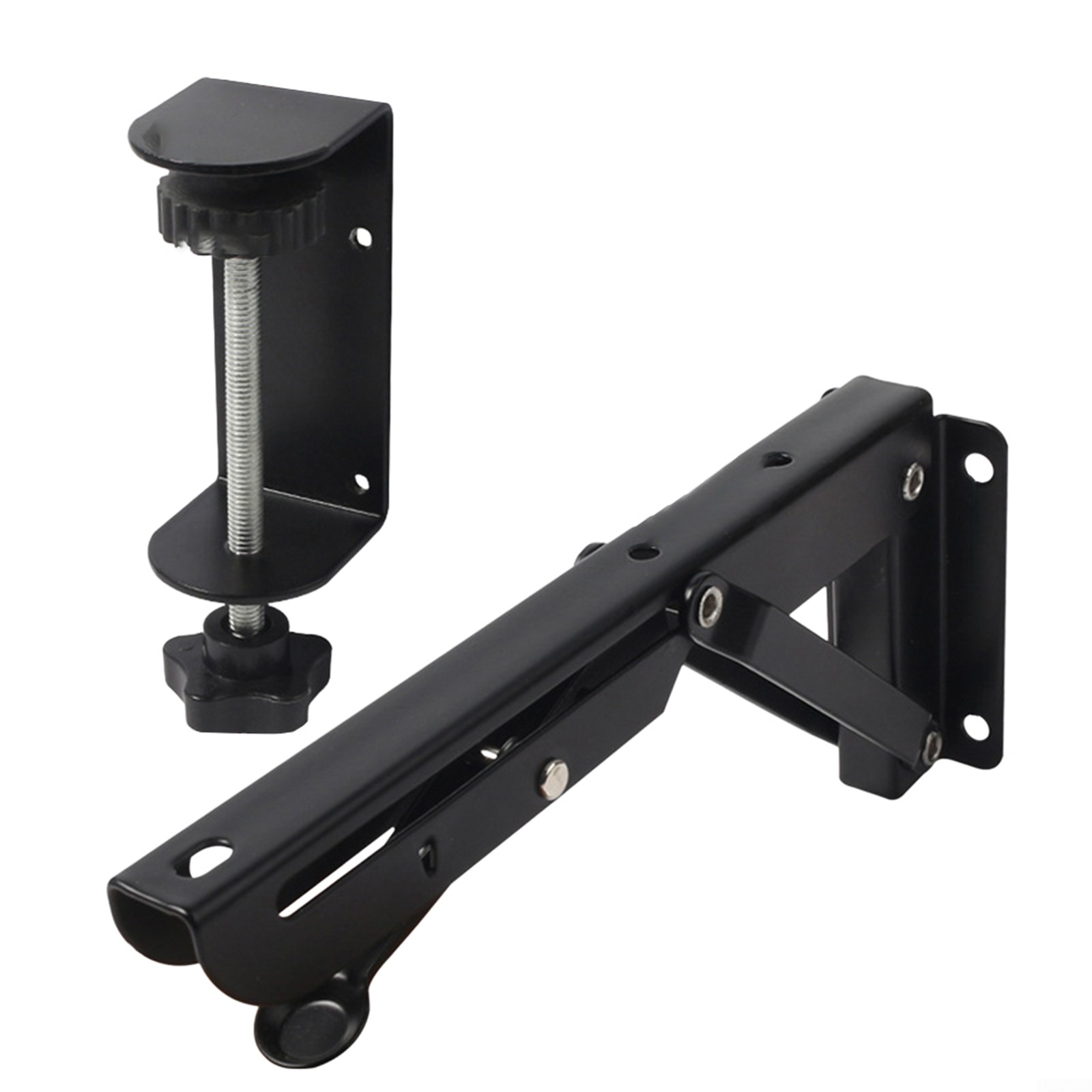 Aceovo 2-piece Sliding Desk Extension Plate Support Clipon Keyboard ...